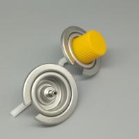 China Compact Butane Refill Valve For Portable Tinplate Gas Cartridges for sale