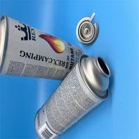 China Butane Stove Valve with Red Safety Cover for Portable Camping Stoves for sale