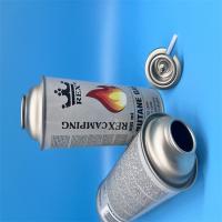 China Portable Butane Gas Stove Valve with a High-Visibility Red Protective Cap for sale