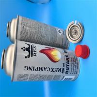 China Portable Butane Gas Stove Valve with a High-Visibility Red Protective Cap for sale