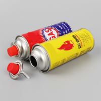 China Butane Gas Stove Aerosol Valve with Red Cap for Camping Picnics and Tabletop Cooking for sale