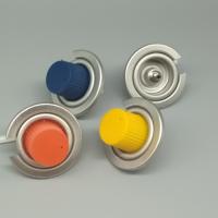 China OEM Butane Stove Valve with Integrated Safety Caps for Portable Stoves for sale