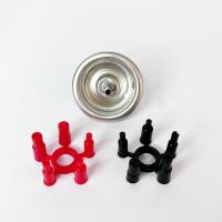 China Household Special Stem Tinplate Butane Gas Refill Valve 25.4mm for sale