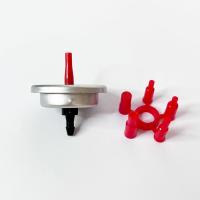 China Household Special Stem Tinplate Butane Gas Refill Valve 25.4mm for sale