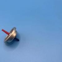 China Mounting Cup Lighter Refill Valve Both Sides With Clear Lacquered Tinplate for sale