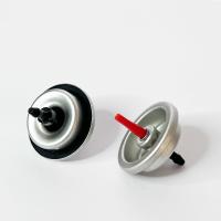 China Metal & Plastic Gas Refill Valve with Red Plastic Butane Gas Stem for sale
