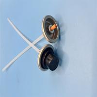 China Standard Natural Spray Paint Aerosol Valve Clear Lacquered Tinplate Mounting Cup for sale