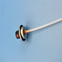 China Stainless Steel Housing Clear Lacquered Tinplate Valve for Spray Paint Aerosol Cans for sale