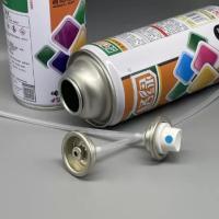 China Color-Coordinated Pre-Coated Female Paint Spray Valve and Actuator Set Ready-to-Install for Aerosol Applications for sale