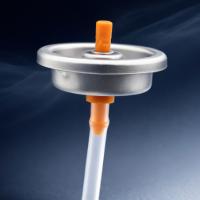 China High-Sealing Male Aerosol Paint Valve with Pre-Finished Color Design for sale