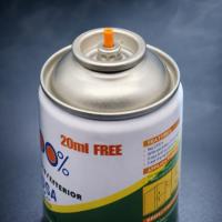 China High-Sealing Male Aerosol Paint Valve with Pre-Finished Color Design for sale