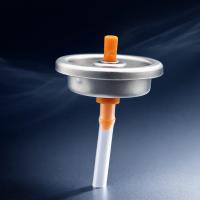 China Refined Male Aerosol Paint Valve with Strong Sealing and Pre-Colored Finish for sale