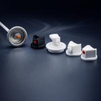 China Pre-Colored Male Aerosol Paint Valve Set with Enhanced Sealing for sale