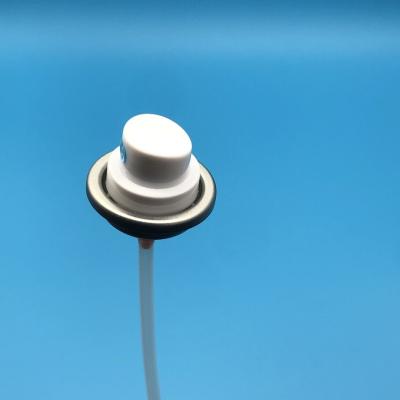 China Aerosol Valve Spray Paint Valve with Mounting Cup With Lower Dimples for sale