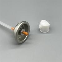 China 1 Inch Aerosol Spray Paint Valve with Metal Actuator for Industrial Use for sale