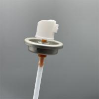 China 1 Inch Aerosol Spray Paint Valve with Metal Actuator for Industrial Use for sale
