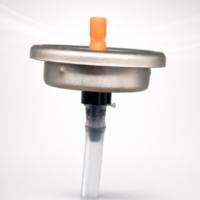 China Portable 25.4mm Oxygen Aerosol Valve with Metal and Plastic Construction for Emergency Breathing Systems for sale