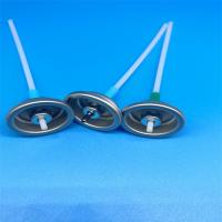 China Aluminum Metered  Valve Mist Spray Button Actuator Single Use Silver Finish for sale