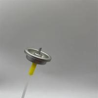 China Metered Aerosol Valve Metered Valve Type Spray Rate 120mcl Silver for sale