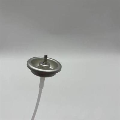 China Silver Metered Aerosol Valve for Universal Compatibility and Aerosol Cans for sale