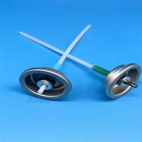 China Single Use Metered Aerosol Valve Spray Rate 50/75/100/120/150/200mcl With Aluminum Body And Gasket Seal for sale