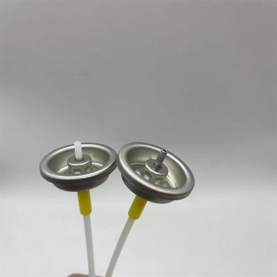 China Aluminum Mist Aerosol Valve With Free Sample Silver Color Universal Compatibility for sale