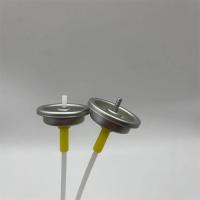 China Aluminum Button Actuator Metered Aerosol Valve for Gasket Sealing for sale