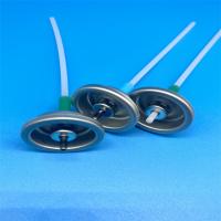 China Aluminum Silver Metered Aerosol Valve with Precise 50-200mcl Spray Rate Control for sale