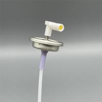 China Versatile 1 - Inch Metal - Stem Aerosol Metered Valve for Food and Beverage Aerosols for sale