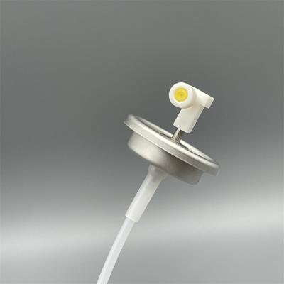 China Versatile One - Inch Metal Stem Metered Valve Air freshener metered valve with L shape actuator for sale