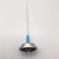 China High-Performance Metered Aerosol Valve with Silver Finish for 2-4 Bar Pressure for sale