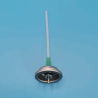 China Button Actuator Type Metered Aerosol Valve for Aerosol Cans Accurate Dispensing for sale