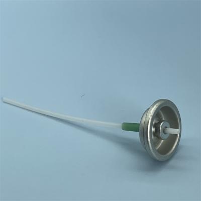 China 1-Inch Threaded Chemical-Resistant Metered Aerosol Valve for Consistent Dosing in Air Care & Sanitizing Sprays for sale