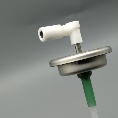 China 1 Inch Plastic and Metal Stem Aerosol Metering Valve for Odor Neutralizer Sprays for sale