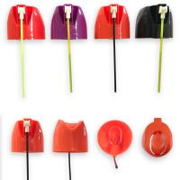 China Wear Resistance 65mm Aerosol Plastic Cap Spray Can Lid For Tin Cans Non Refillable for sale