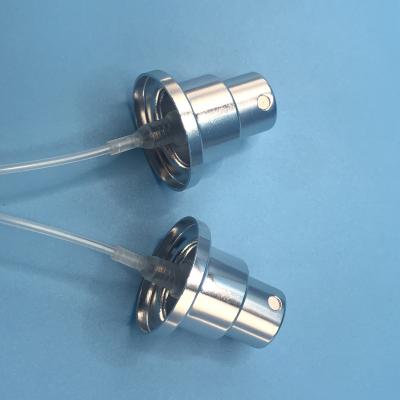China Silver Perfume Pump with a Consistent Controlled Mist Resistant Metallic Finish for sale