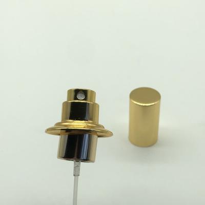 China Premium Perfume Pump Mist for Luxury Fragrance Brands with Gold Finishes for sale