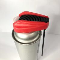 China OEM Size 35.13mm Aerosol Spray Nozzle Head With Foldable Tube for sale