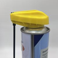 China Green Aerosol Spray Nozzle with POM Rubber Holder and 1.0mm Dip Tube Inner Diameter for sale