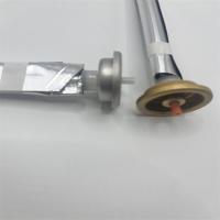 China Customized Capacity Silver Cylinder Aerosol Bag On Valve With Leak Proof Plastic for sale