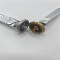 China Customized Capacity Silver Cylinder Aerosol Bag On Valve With Leak Proof Plastic for sale