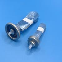 China Eco Friendly Cylinder Silver Aerosol Bag Valve with Leak Free Seal for sale