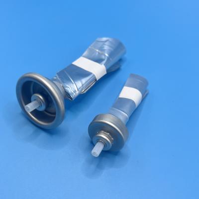 China Eco Friendly Cylinder Silver Aerosol Bag Valve with Leak Free Seal for sale