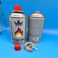 China Premium Refillable Butane Gas Canister for Outdoor Cooking and Portable Stoves with Leak-Proof Safety Valve for sale