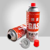 China Dia 65mm  Camping Butane Gas Canister 400ml Butane Stove Canister for sale