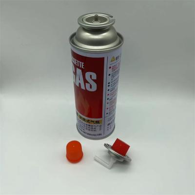 China Orange Etc Butane Gas Canister for Lighter Gas and Straight Wall for sale