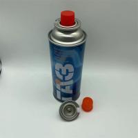 China Outdoor Activities Butane Gas Canister with Straight Wall Tinplate for sale