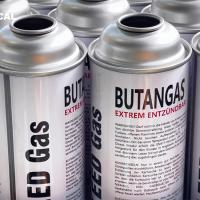 China Customized Logo Butane Gas Tank with Straight Wall for sale