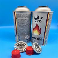 China 65 X 158 Mm Butane Gas Canister for Outdoor Cooking Equipment for sale