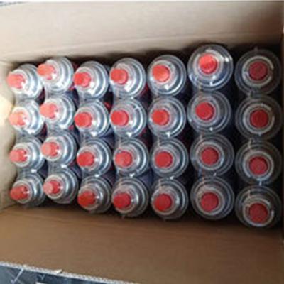 China 220g Butane Gas Canister 65 X 158 Mm CMYK 4 Color and Panton Color for sale